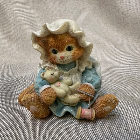 Enesco | Accents | Vintage 994 Enesco Cat Figurine You Make It All ...
